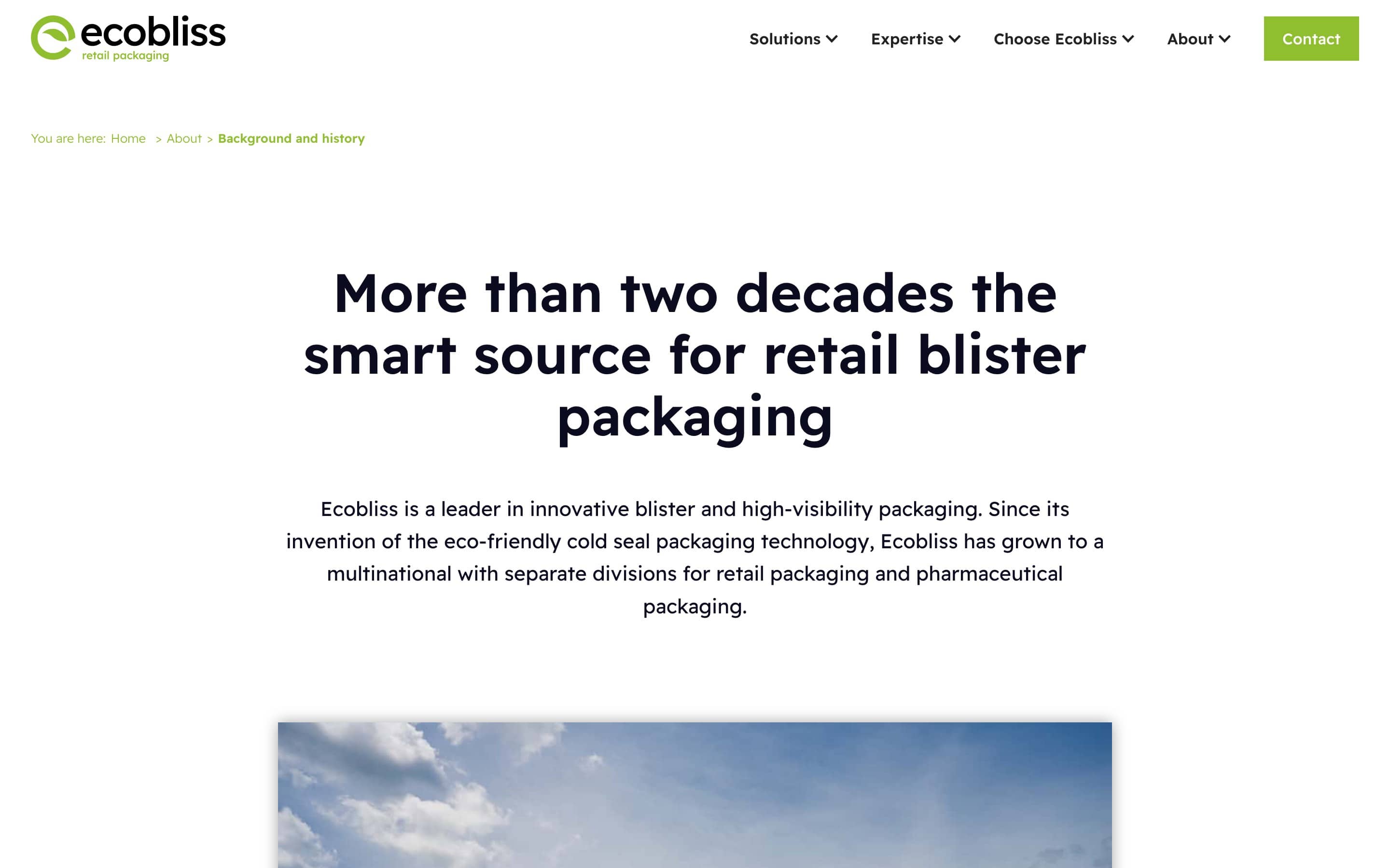 Background and history | Ecobliss Retail Packaging