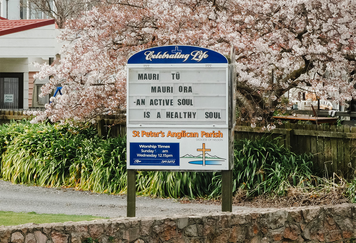 Church signs: drive-by ministry | Nelson Anglicans Kōrero