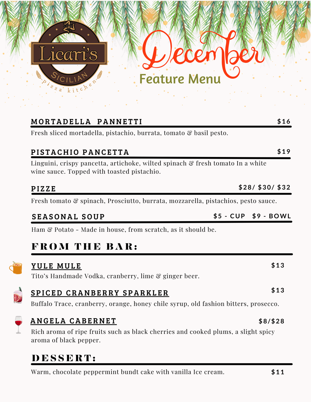 Licari's Pizza Kitchen