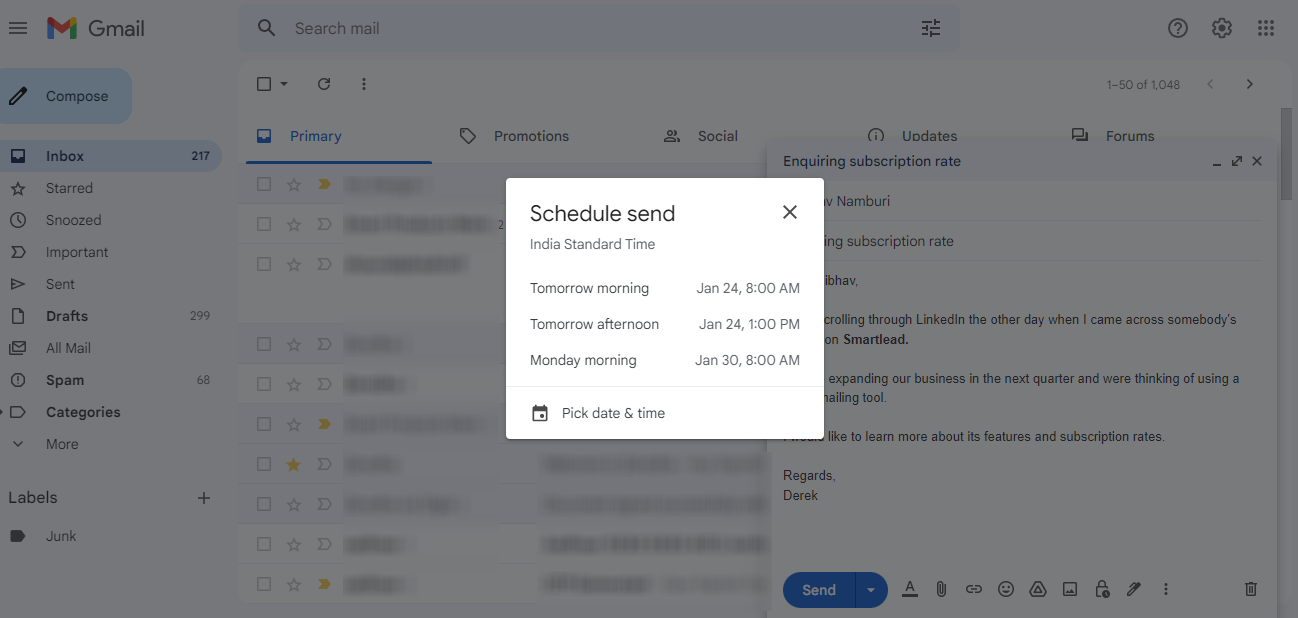 How To Schedule An Email In Gmail - A Step By Step Guide