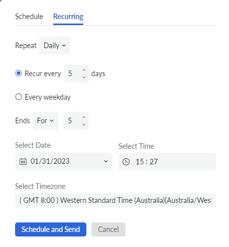 Step-by-Step Guide to Scheduling Emails in Zoho