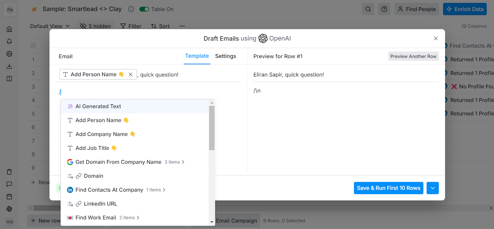 AI Messaging with Clay-Smartlead: Outreach 5X Faster in 2024