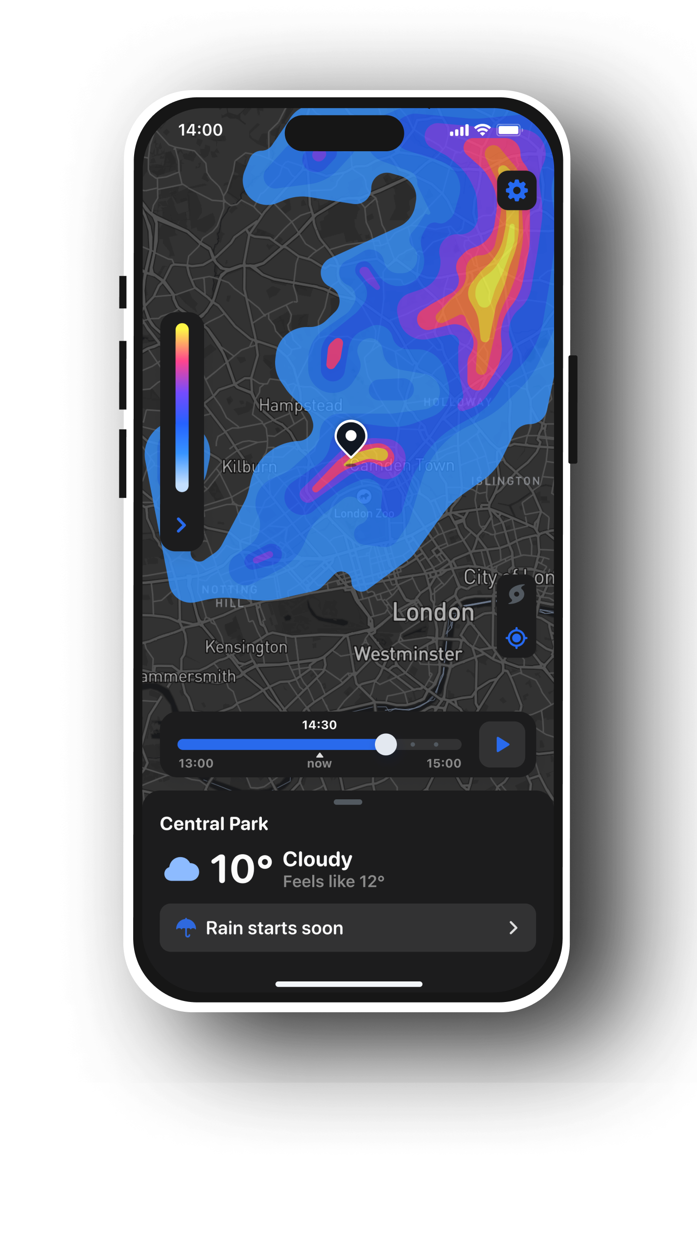 Rainbow Weather: AI Forecast, Local Radar, Hurricane Tracker