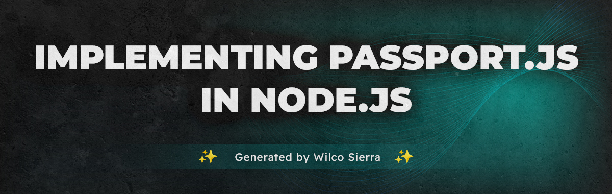 Implementing Passport.js in Node.js