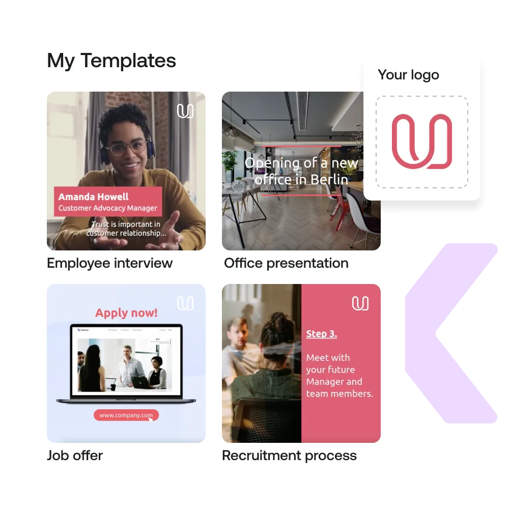 Make your Employer Brand recognizable with video.