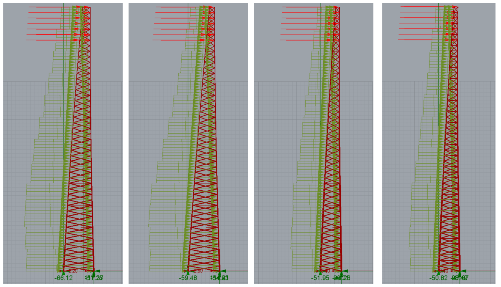 How to find optimal shape for lattice towers? - Shapemaker