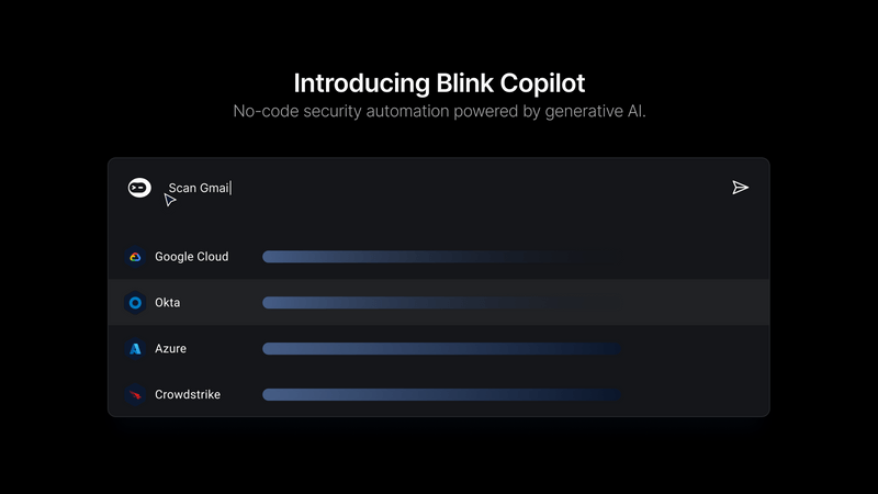 Introducing Blink Copilot: Generative AI for Security Workflows - Blink