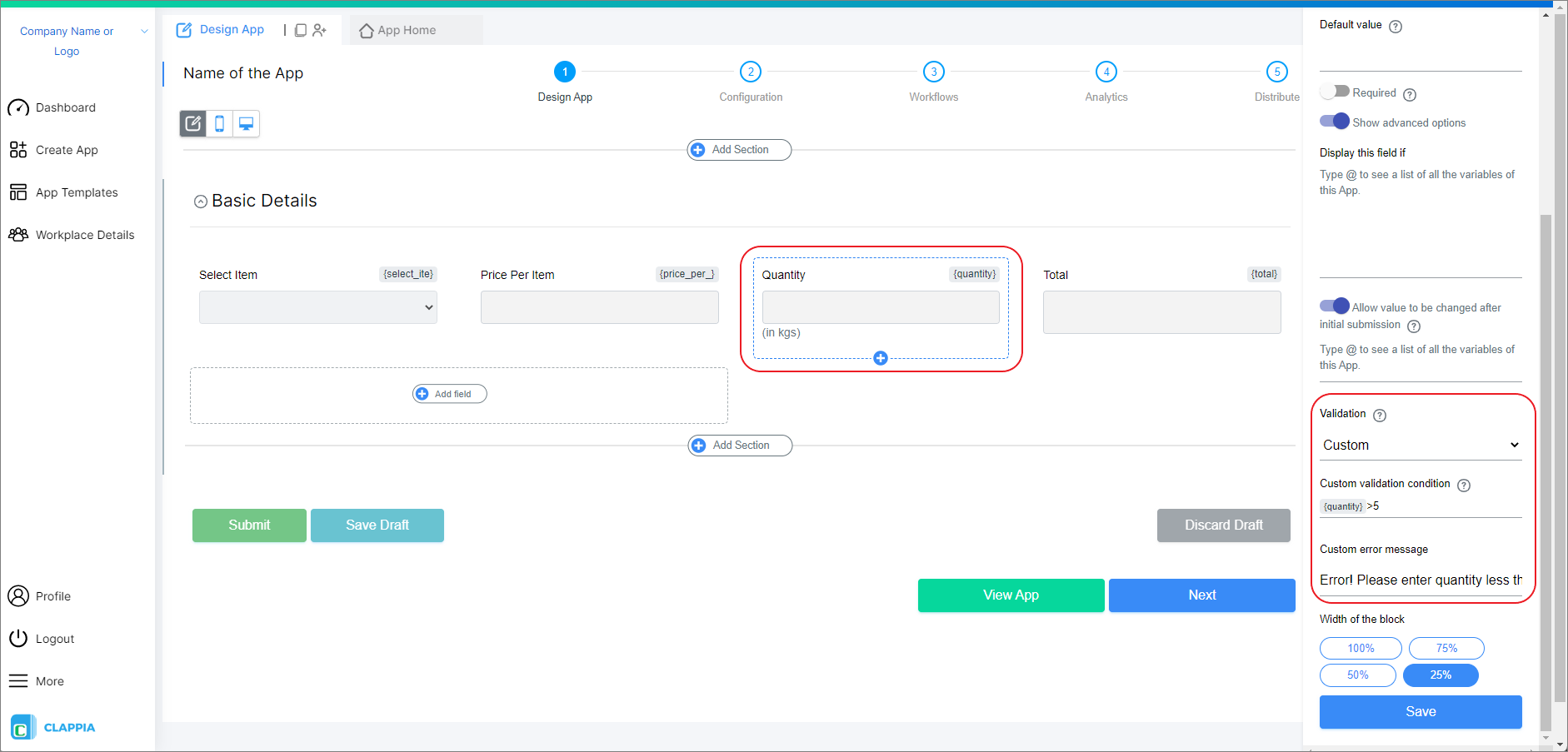 Single Line Text | Clappia