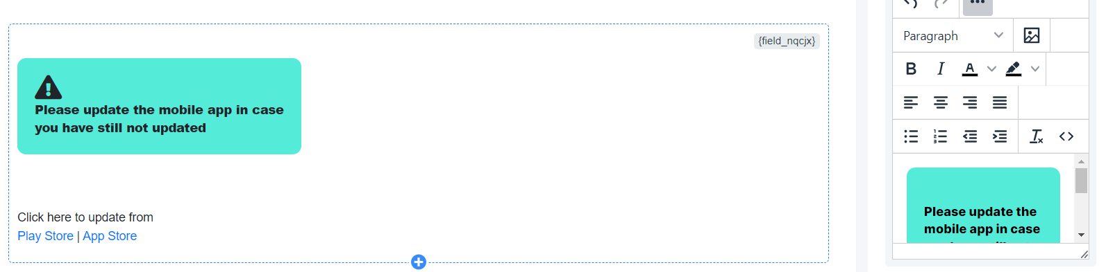 Text, HTML, and Embedding | Clappia