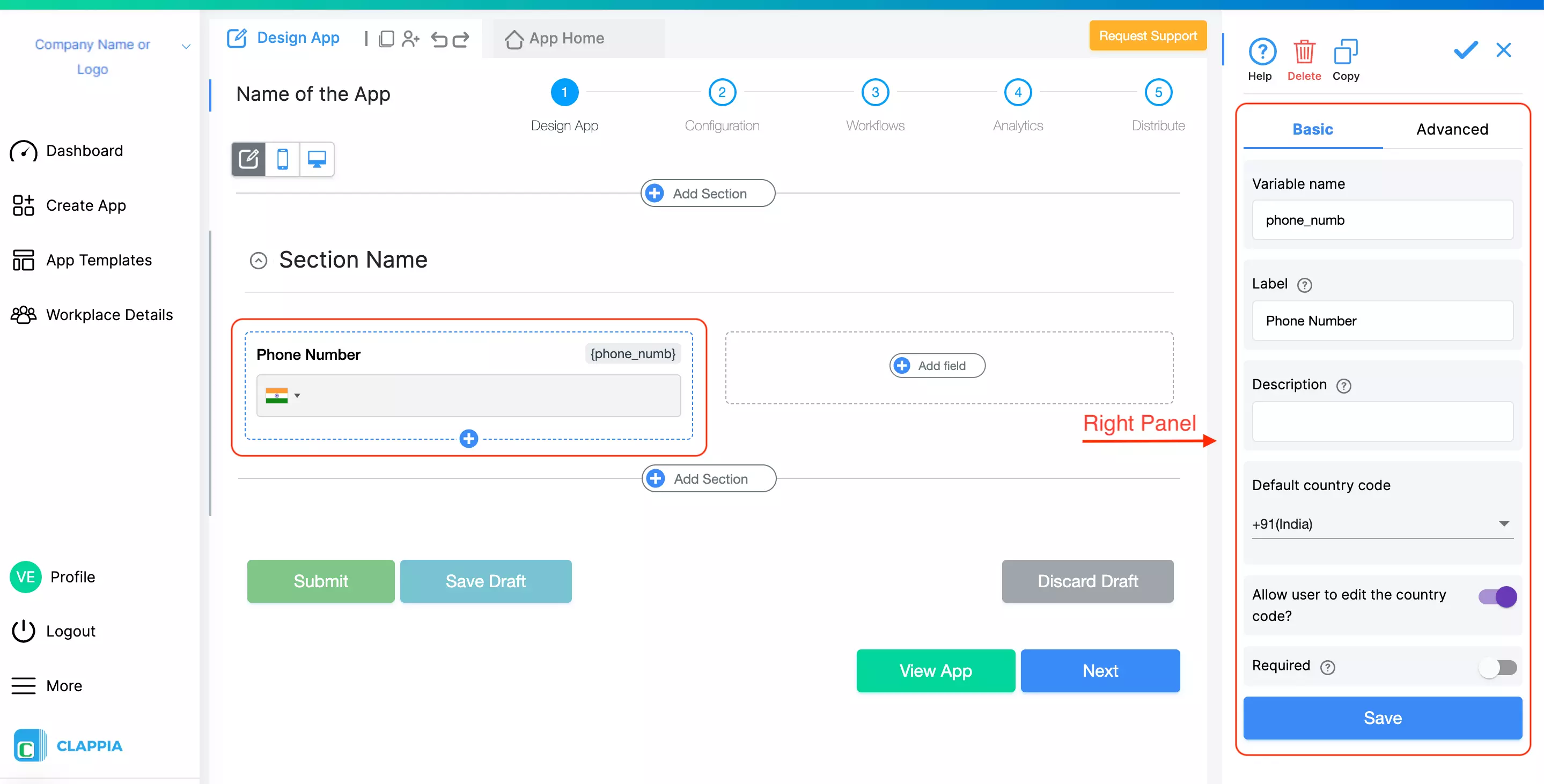 Slider block | Clappia