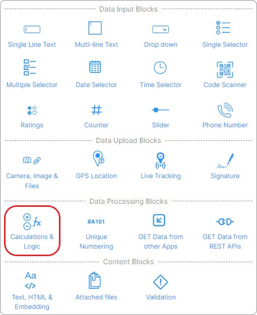 Formula Block | Clappia