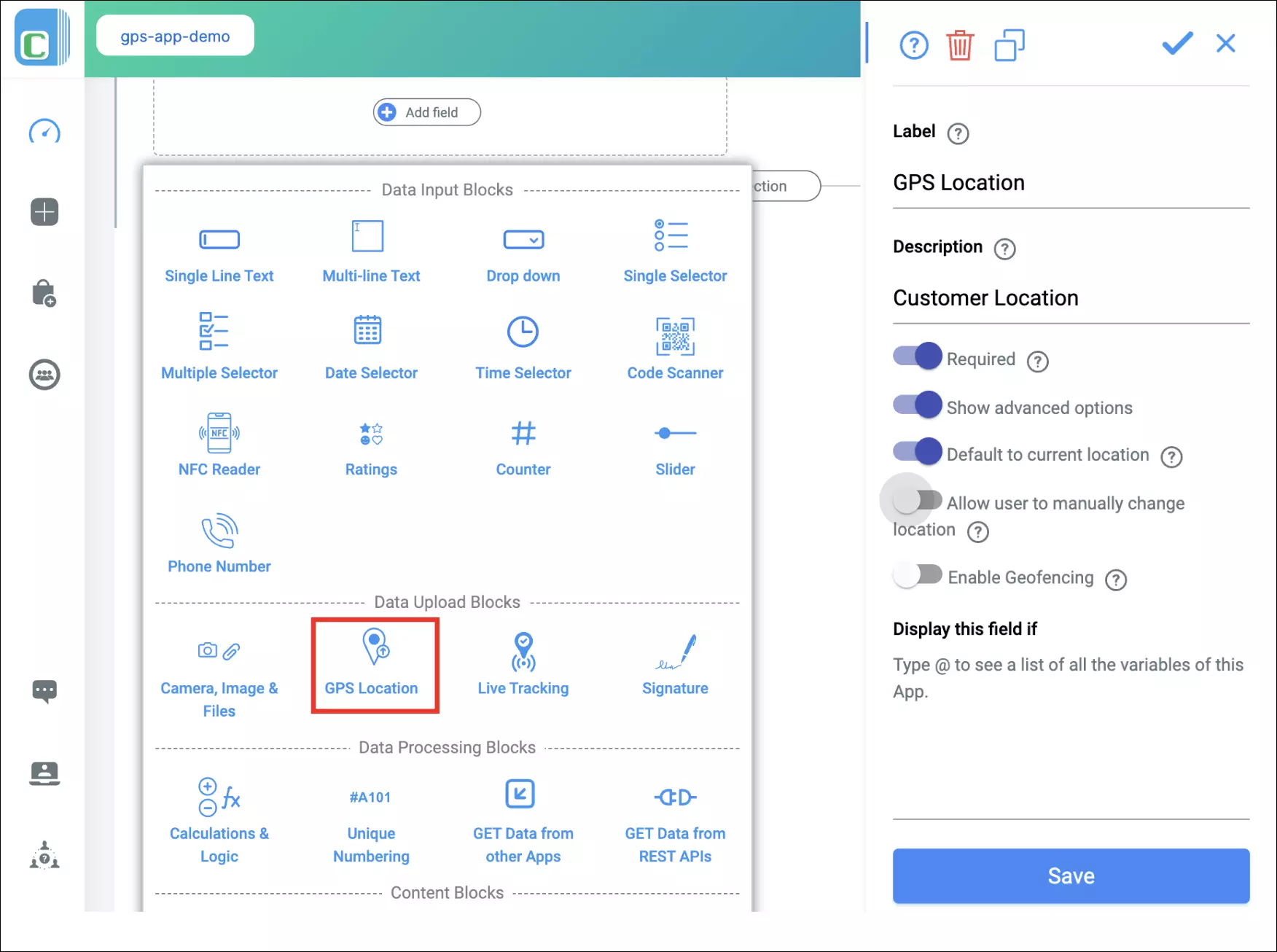 Microsoft Form Alternative with GPS Location - Clappia