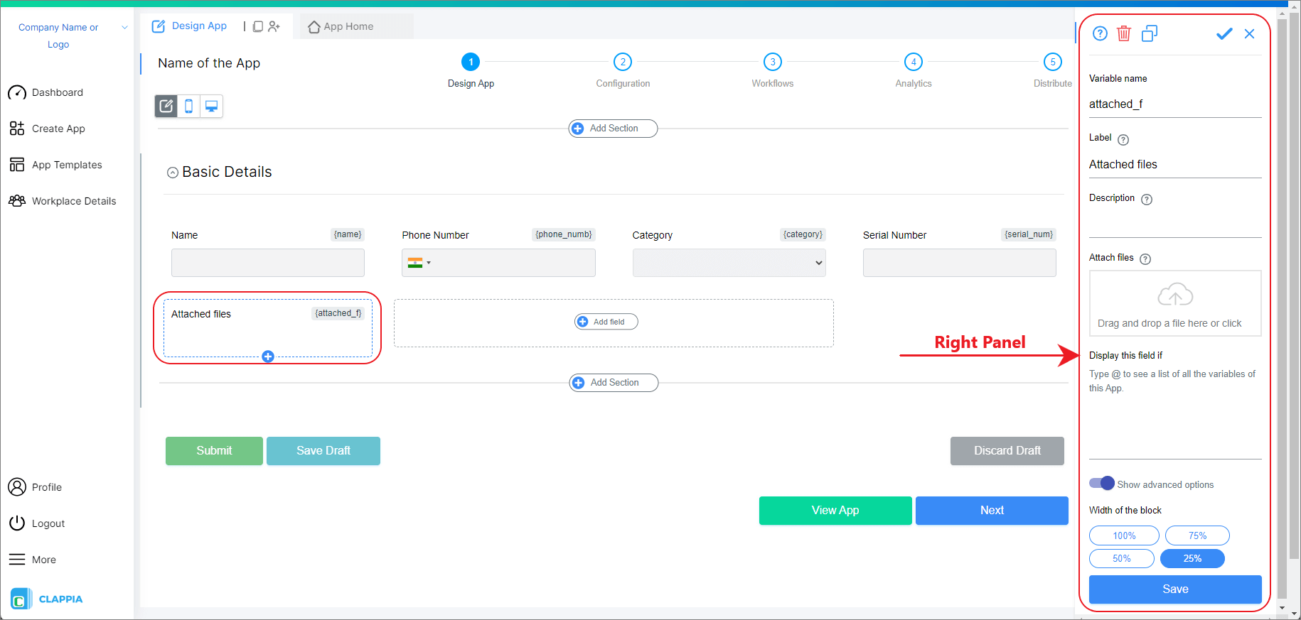 Attached File | Clappia
