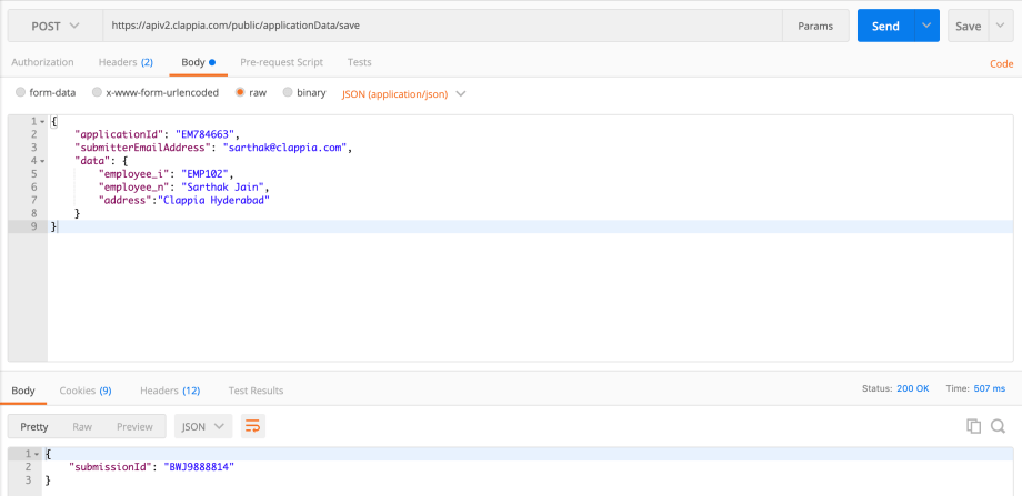 Push data to Clappia through APIs | Clappia