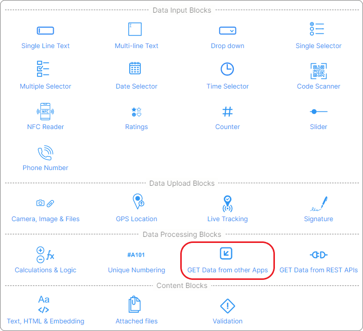 Get Data from Other App | Clappia