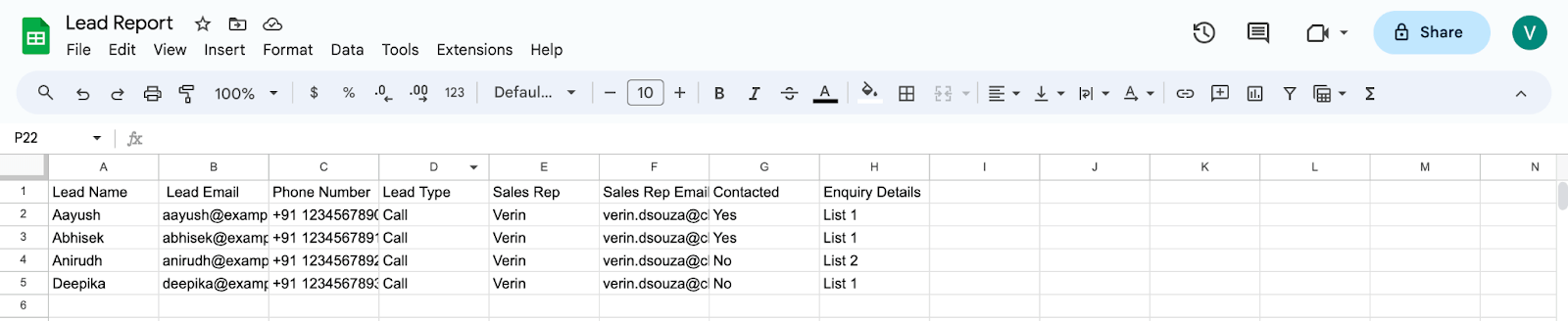 Get Data from Google Sheet | Clappia