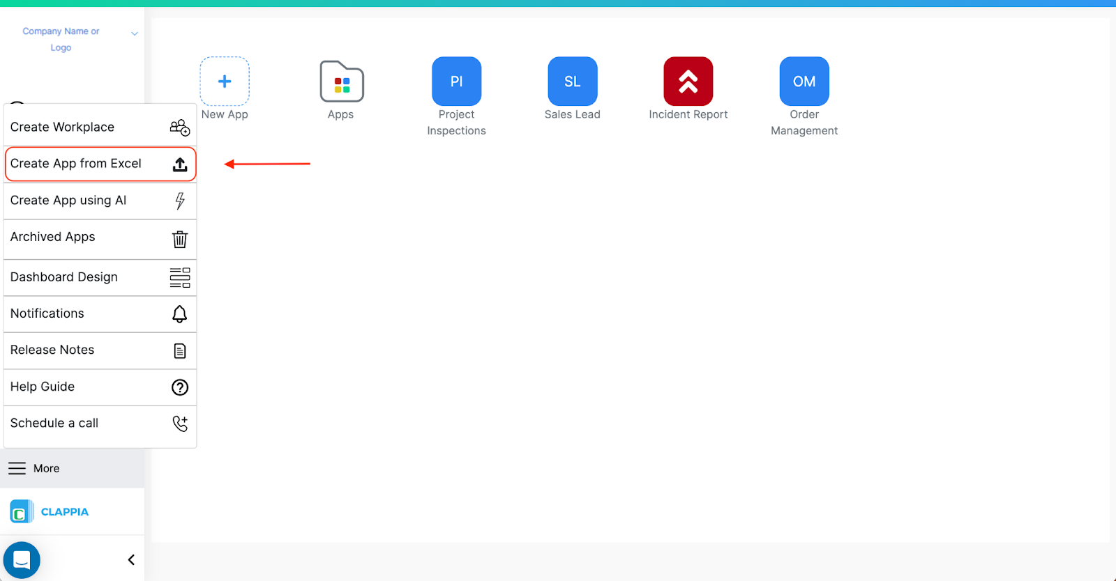 Create Apps Using Excel | Clappia