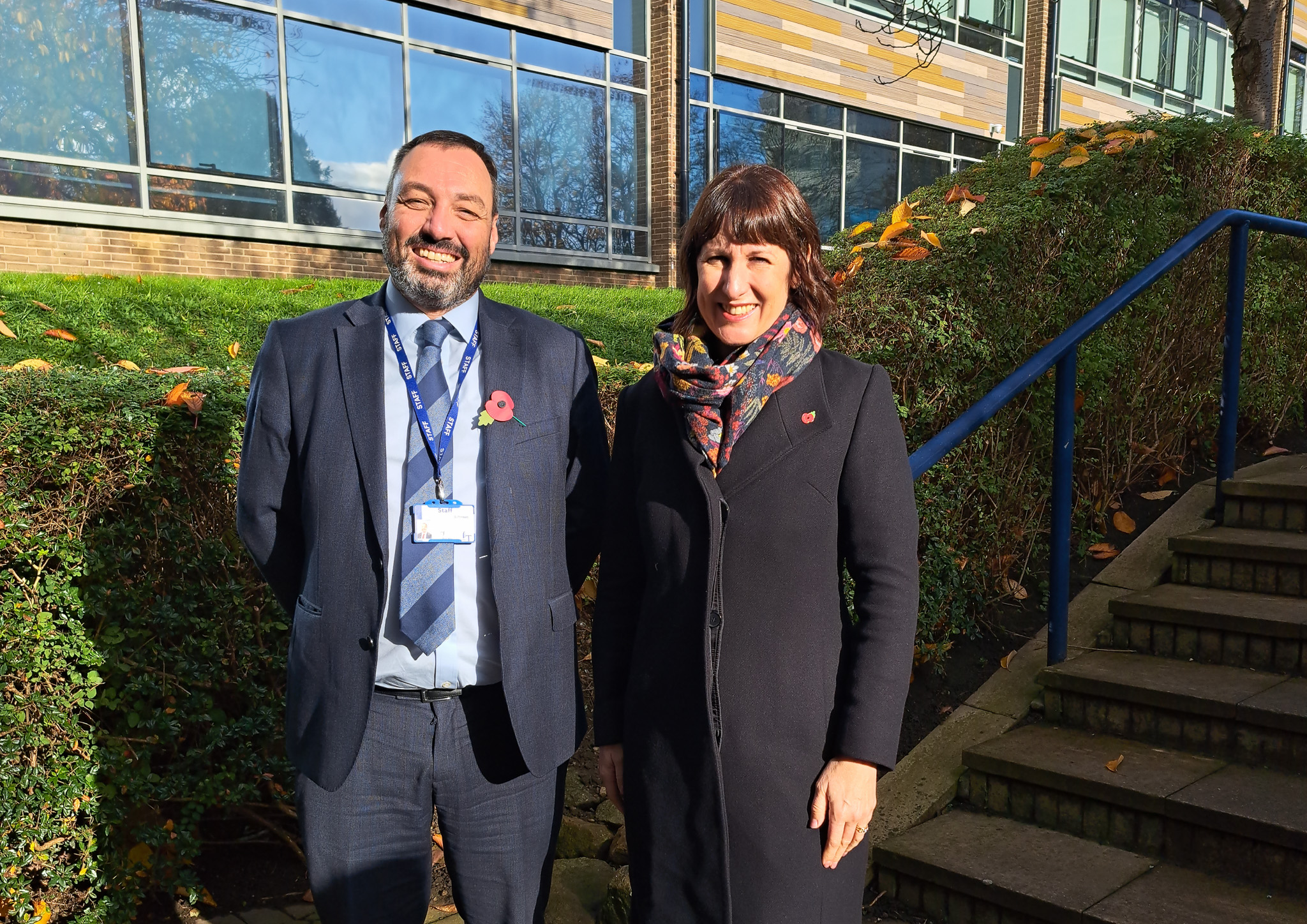 Labour Shadow Chancellor visits Abbey Grange