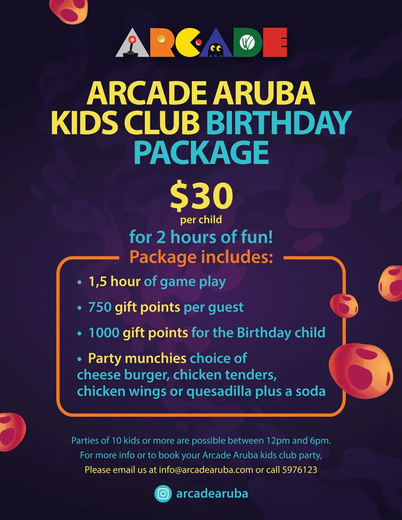 Arcade Aruba — Renaissance Marketplace