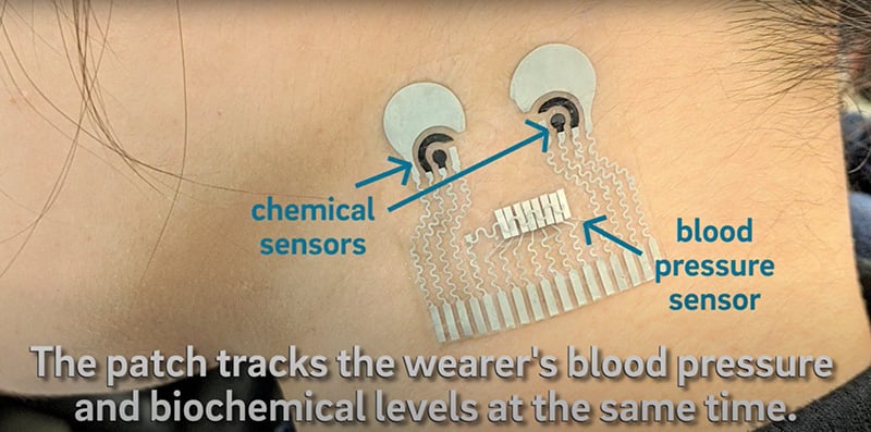 New Wearable Patch Can Monitor Blood pressure, Glucose, Caffeine Levels ...