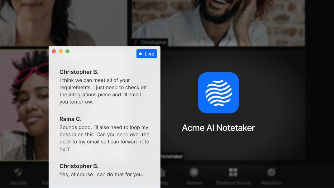 Recall.ai - Universal API for Meeting Bots