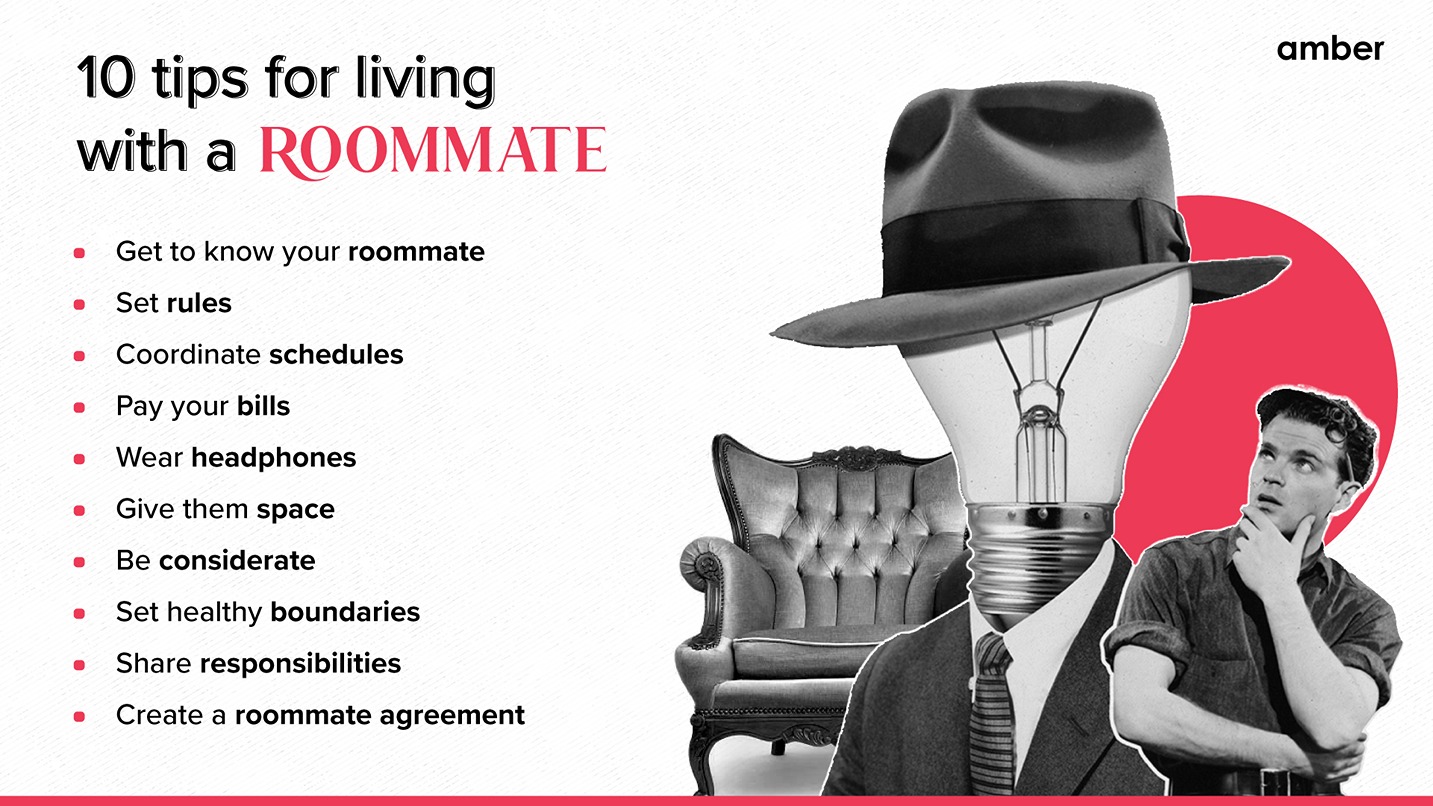 12 Tips for Living with a Roommate | Amber
