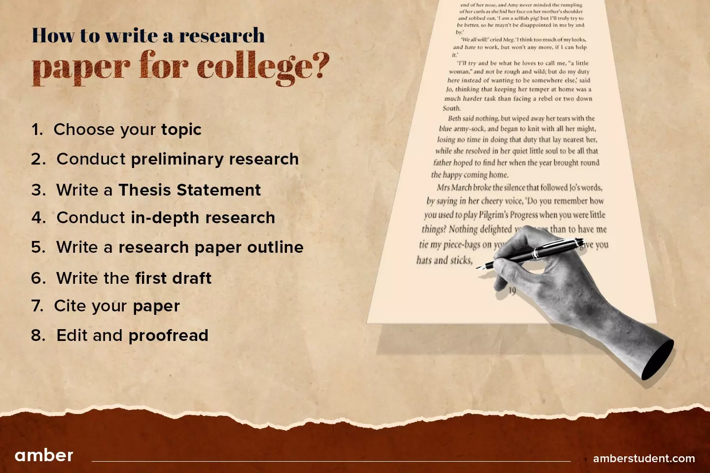 How To Write A Research Paper For College Amber