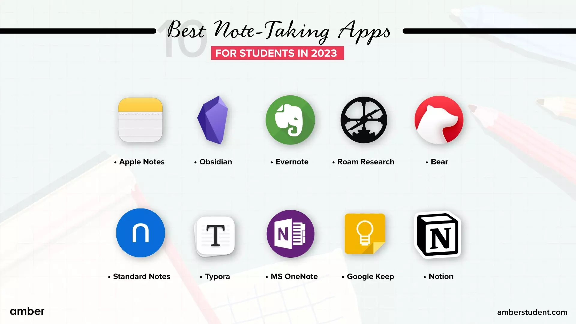 15 Best Note Taking Apps Every Student Needs In 2023 Amber
