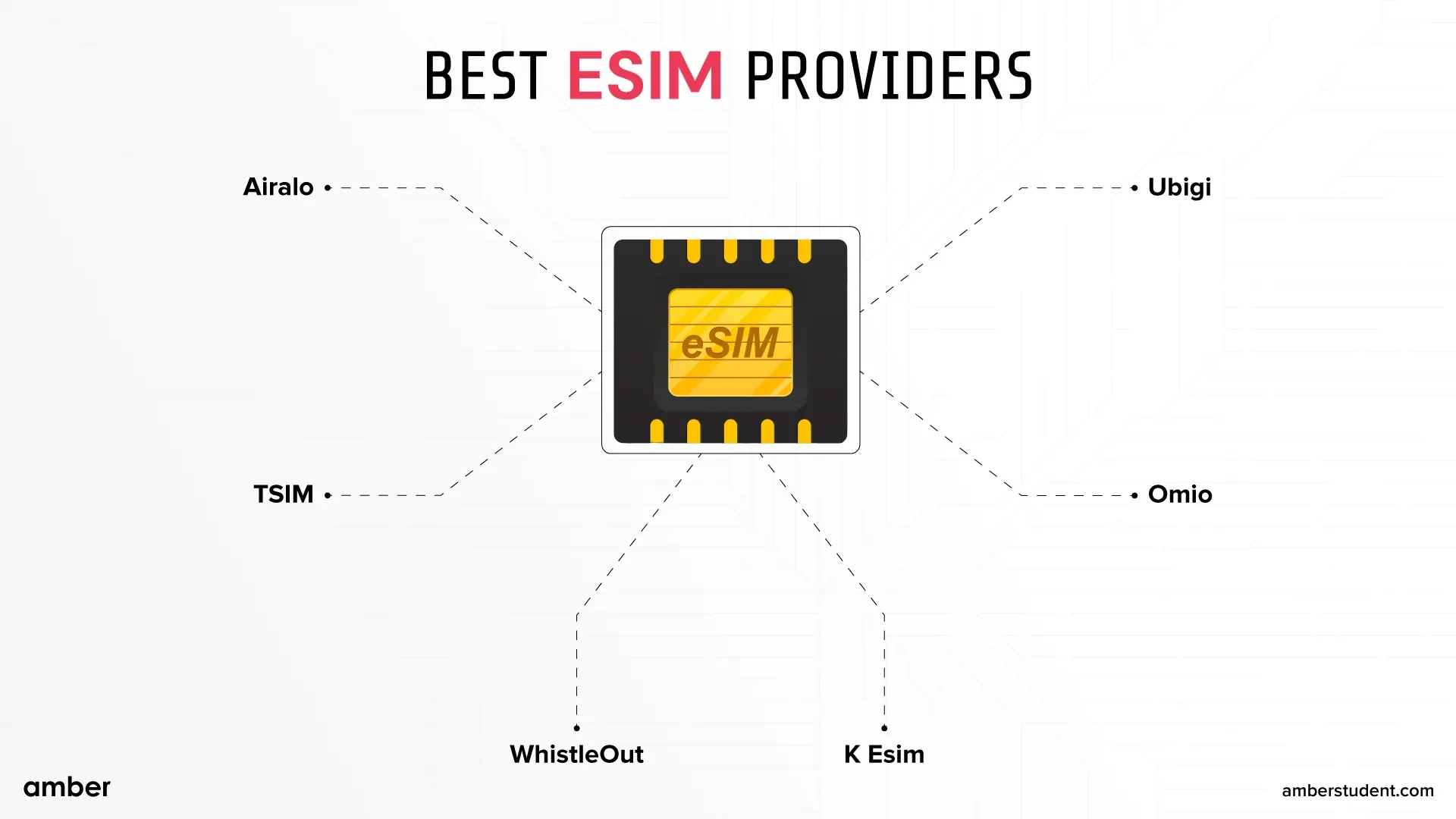 10 Best eSIM Providers for International Students | Amber