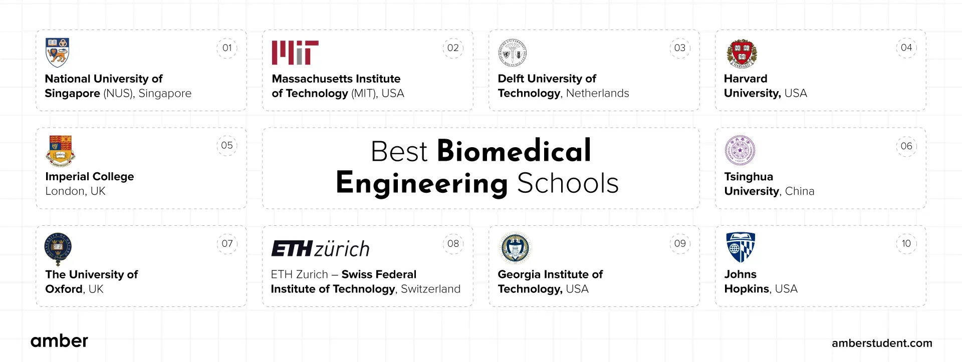 Best Biomedical Engineering Schools 2023 | Amber