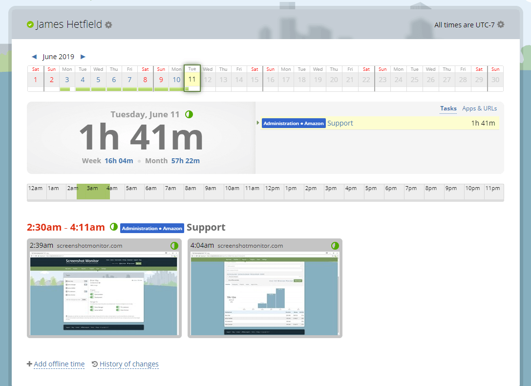 Free Time Tracking and Employee Monitoring Software