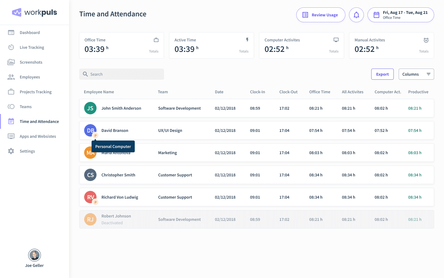 Guide: How to Track Office Employees with Insightful