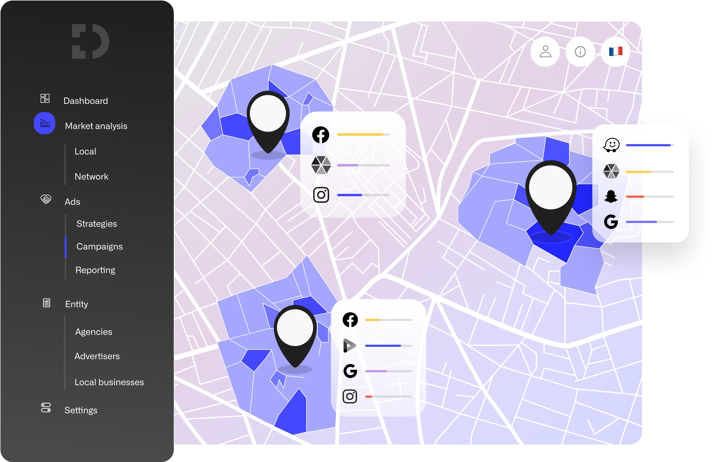 Adtech pour les campagnes locales | DeepReach