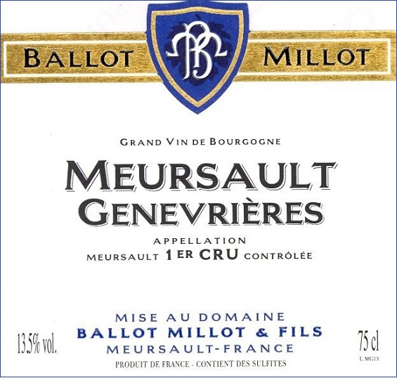 Meursault 1er cru Genevrières 2021 | Burgundy Wine Collection