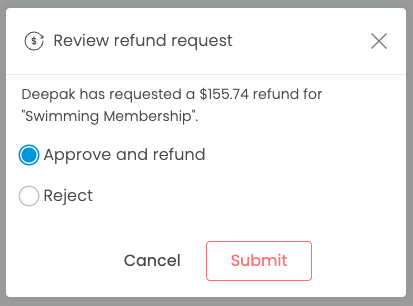 Payer Initiated Refund Requests