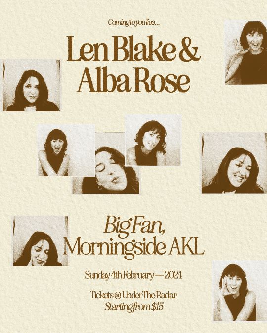 LEN BLAKE & ALBA ROSE | Events | BIG FAN