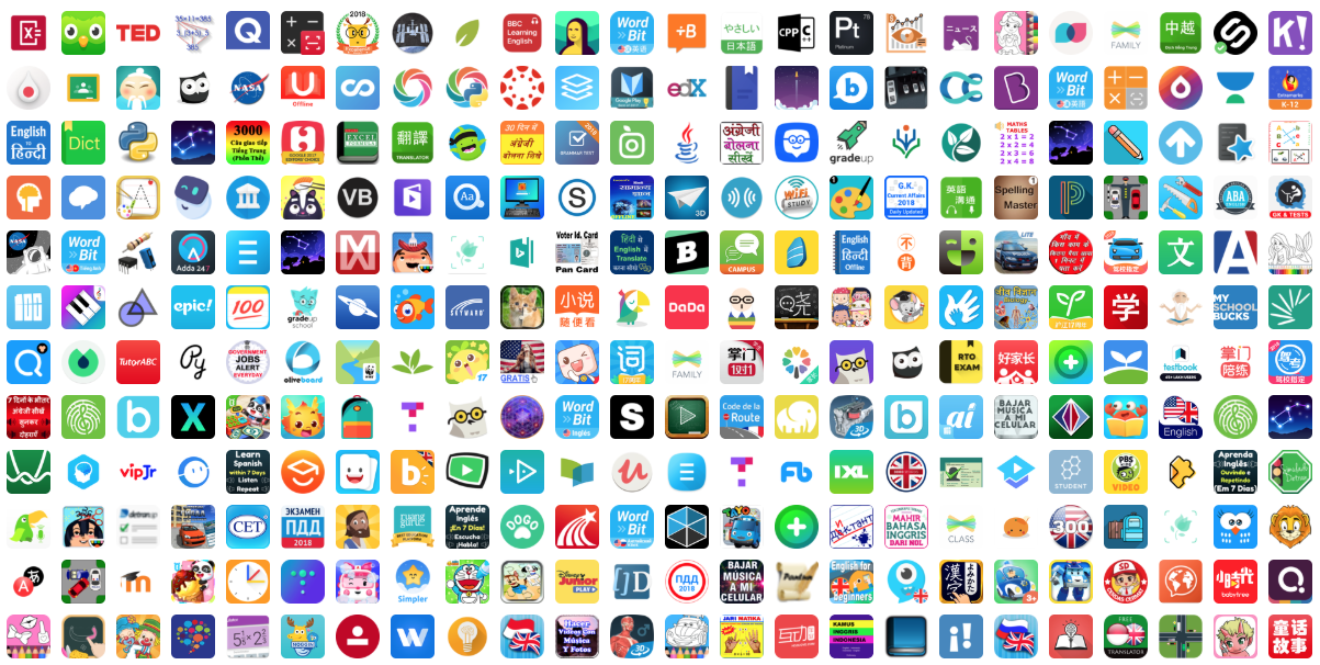 Top 500 Education Mobile Apps