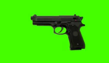 [FREE DOWNLOAD] 3D Gun Green Screen