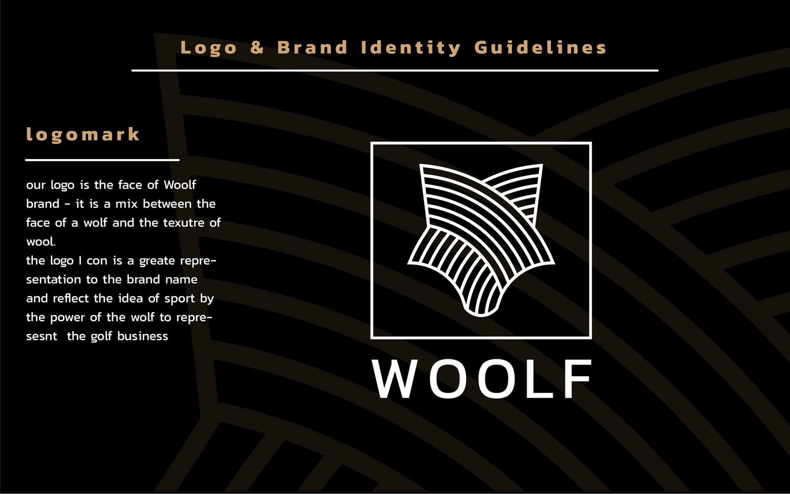 Woolf Brand Logo Design - Peter Melad