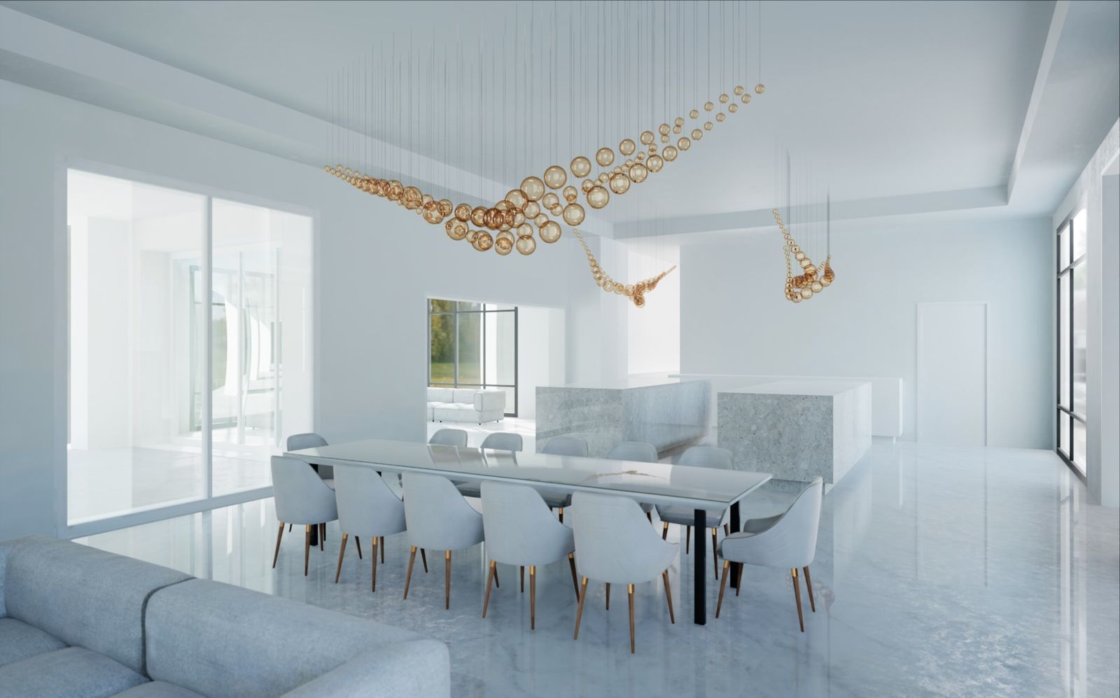 Luxury kitchen lighting | Blown design