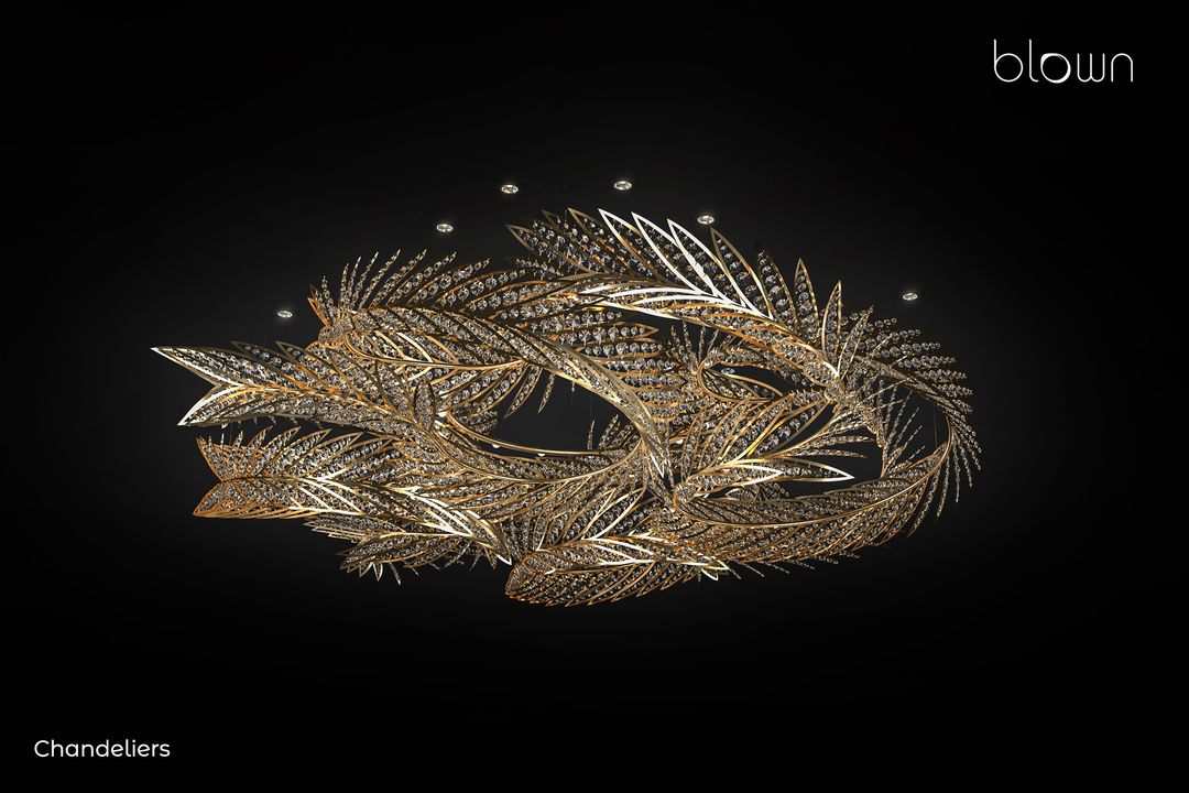 Chandelier interior design | Blown design