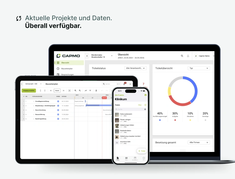 Capmo Baumanagement-Software | intuitiv, ganzheitlich, partnerschaftlich