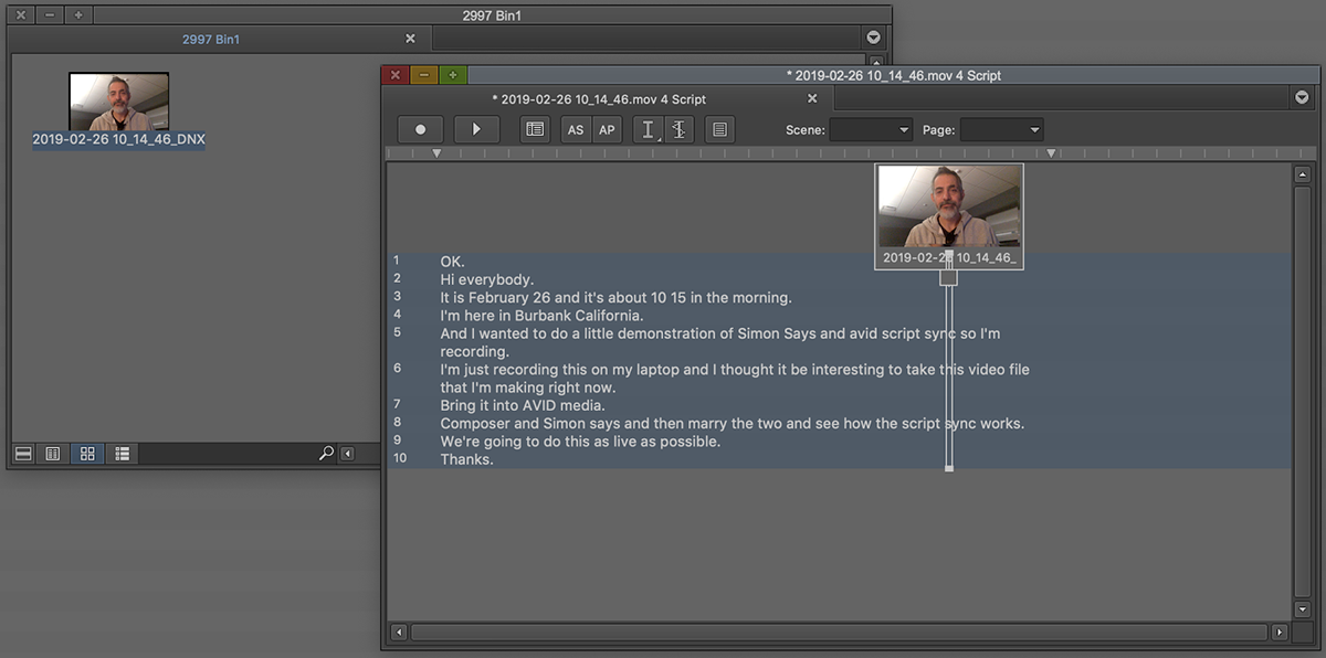 How to transcribe and generate ScriptSync files for Avid Media Composer | Simon Says