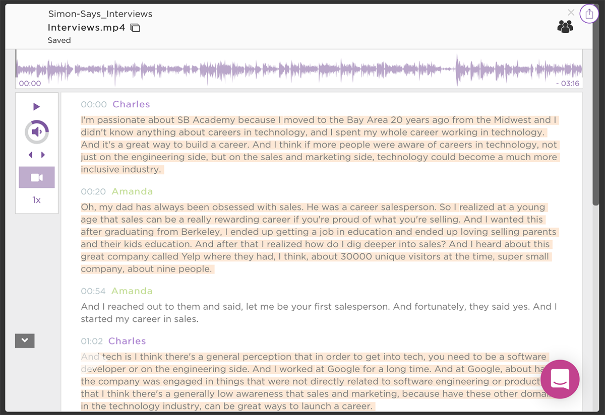 How to securely transcribe video with A.I. | Simon Says