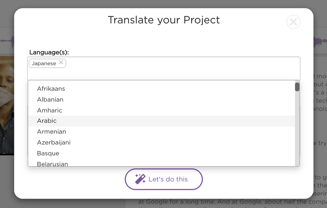 How to receive transcripts as Word documents | Simon Says