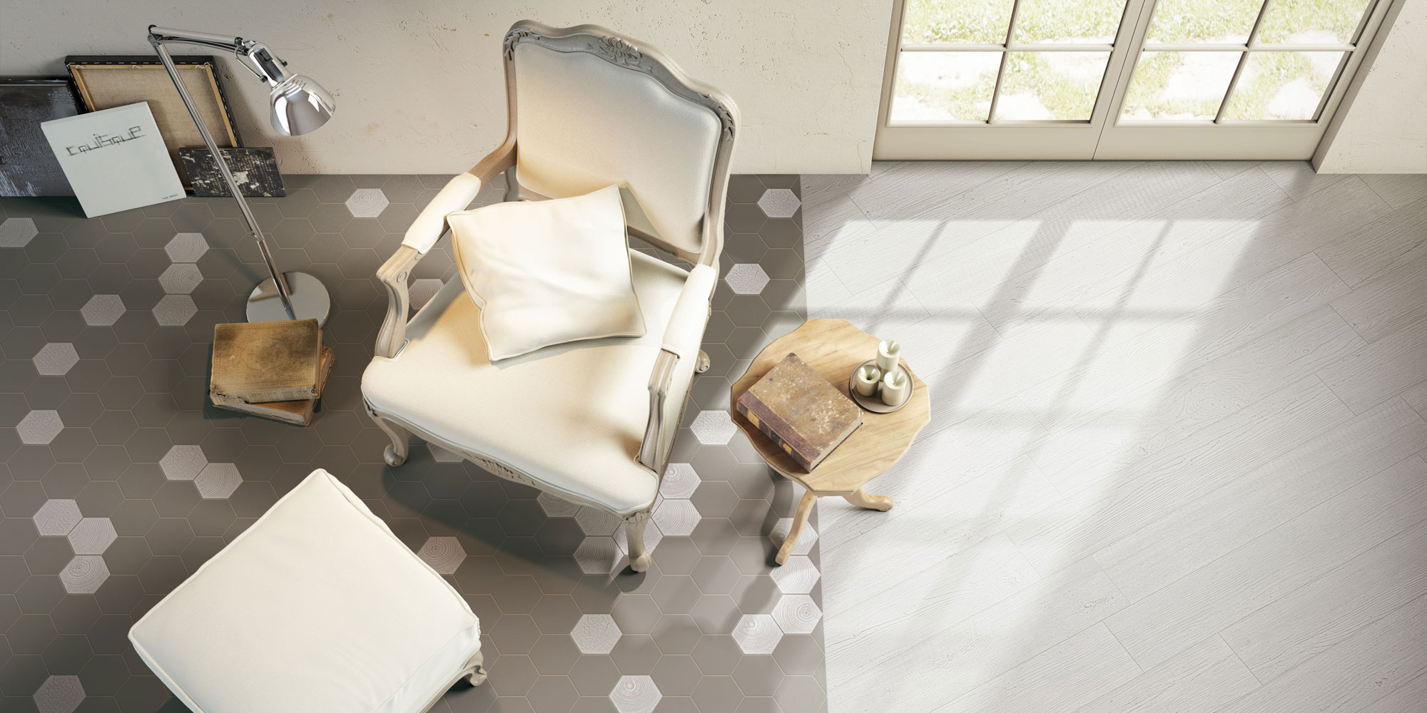 Hex Fango | ELM Surfaces | Luxury Italian Stone and Tile Supplier