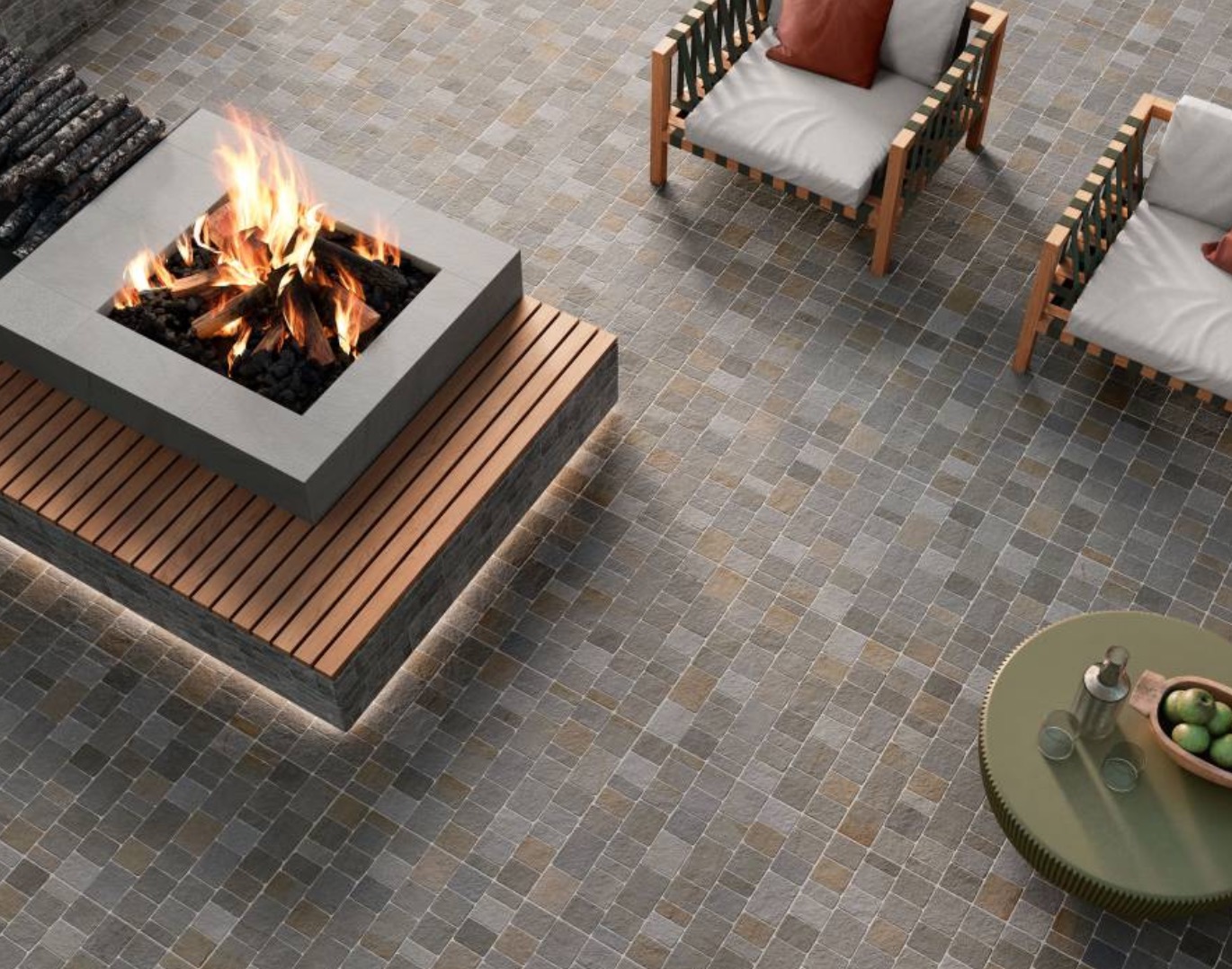 Full Color Cobblestone Multisize | ELM Surfaces | Luxury Italian Stone ...