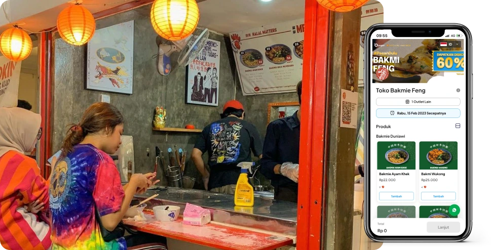 Toko Bakmi Feng Memperbaiki Flow Pelayanan Aplikasi Opaper.