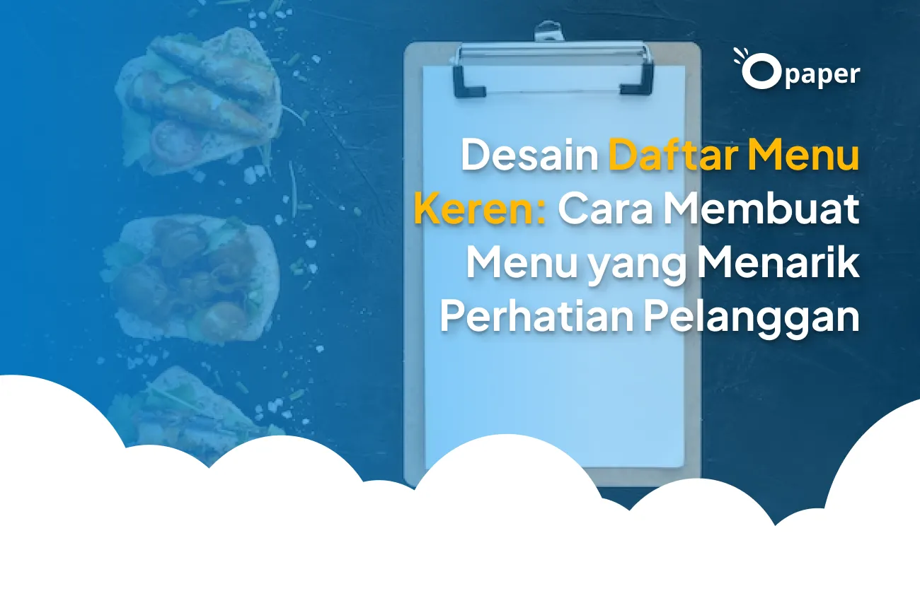 Desain Daftar Menu Keren: Cara Membuat Menu yang Menarik Perhatian ...