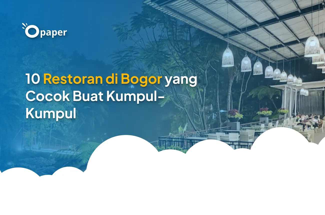 10 Restoran di Bogor yang Cocok Buat Kumpul-Kumpul